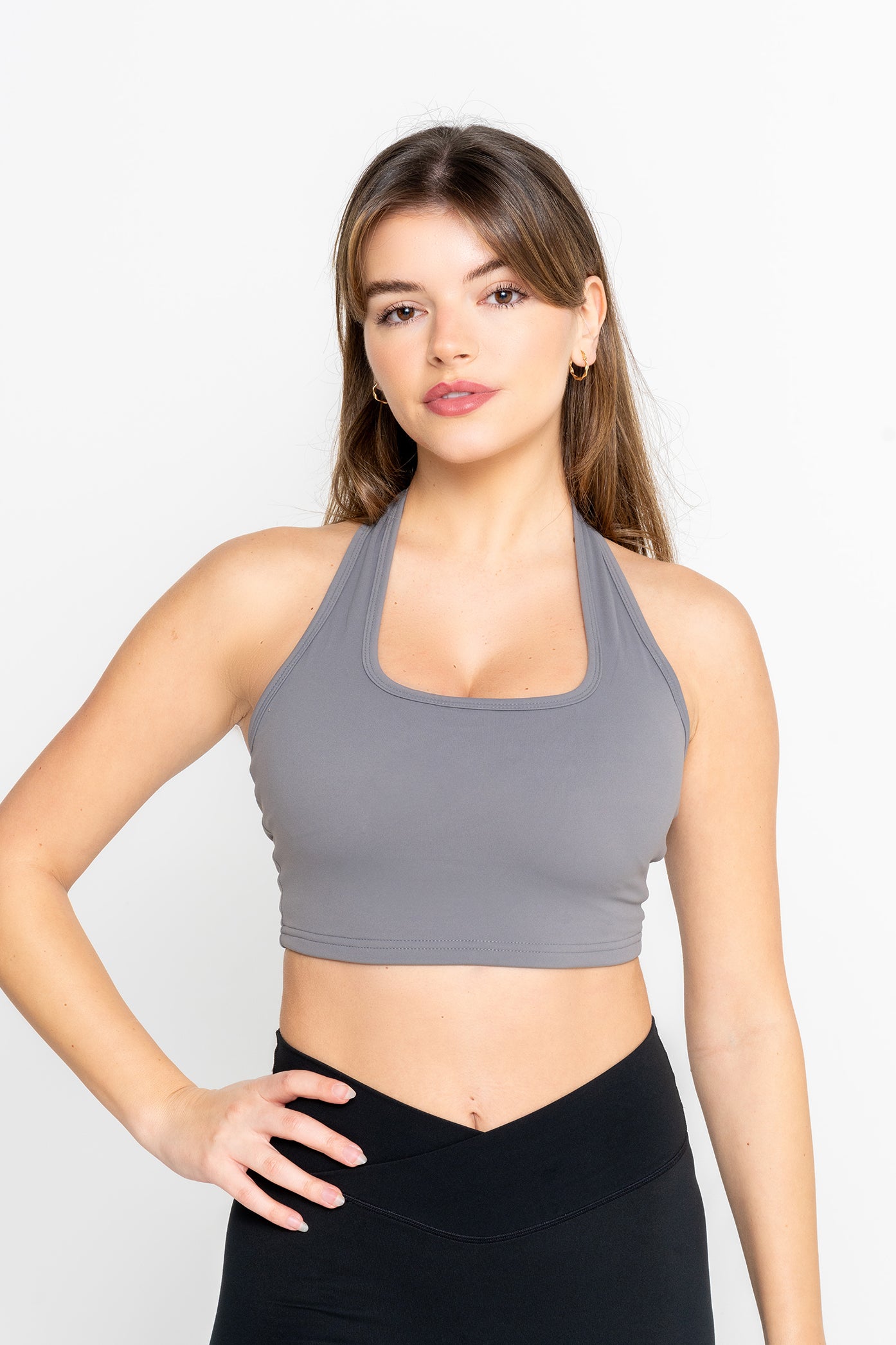 Aver® | Lana Crop - Stone – Aver Active®